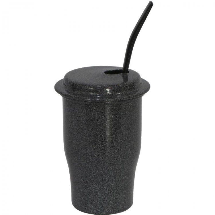 Kit Copo Terere SIMPLES 350ml Bomba Metal Color – Grafite GAS-1257